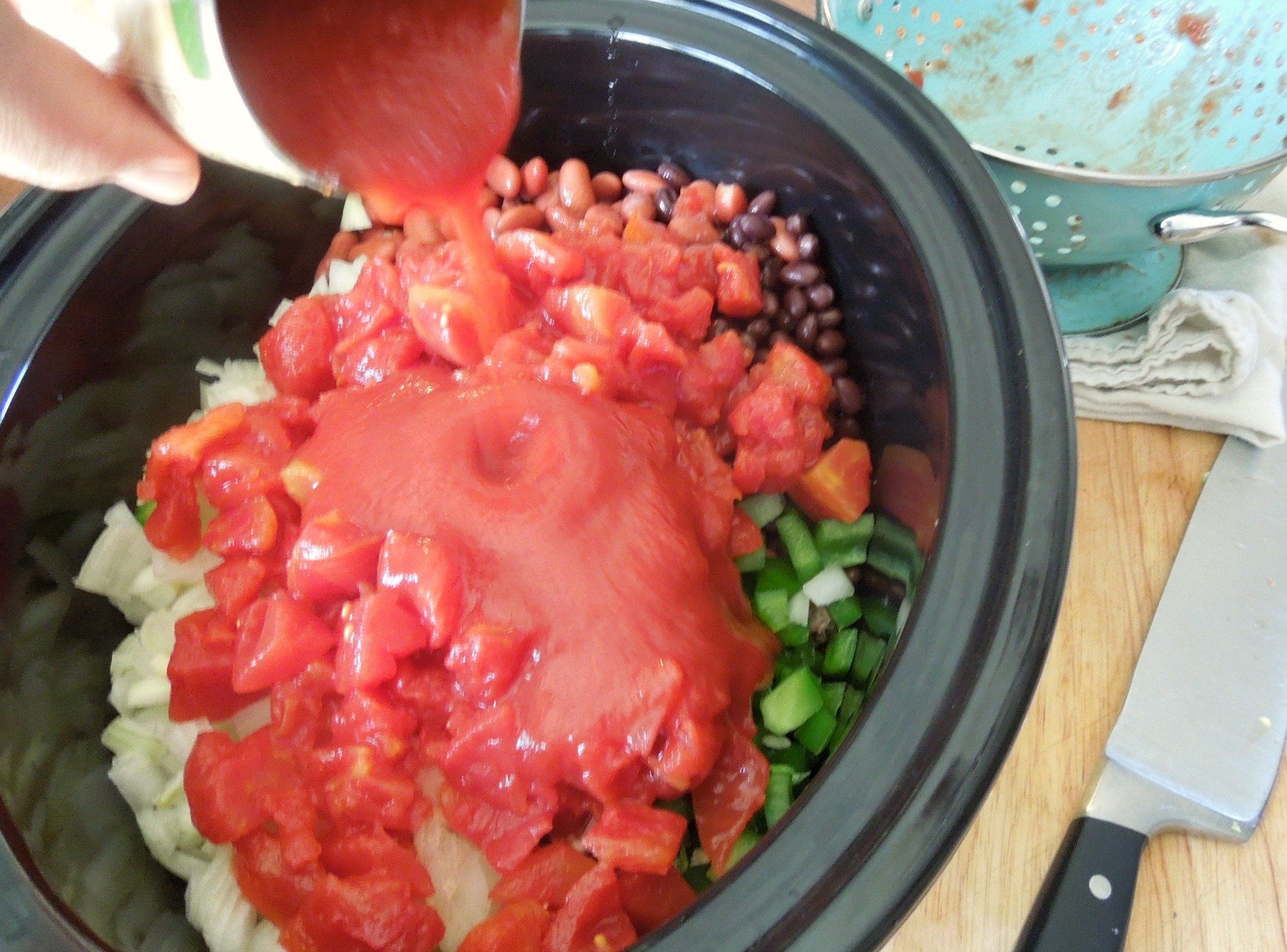 Slow Cooker Chili - What the Fork
