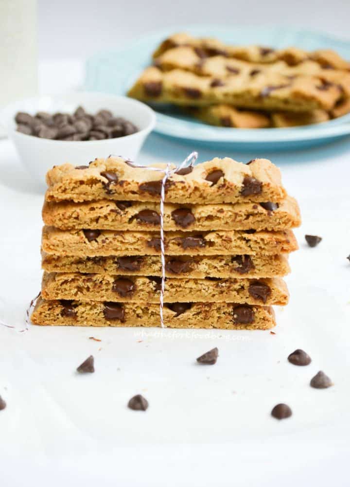 Gluten Free Chocolate Chip Cookie Sticks - What the Fork