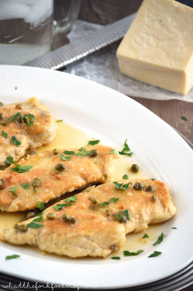 Chicken Piccata - What the Fork