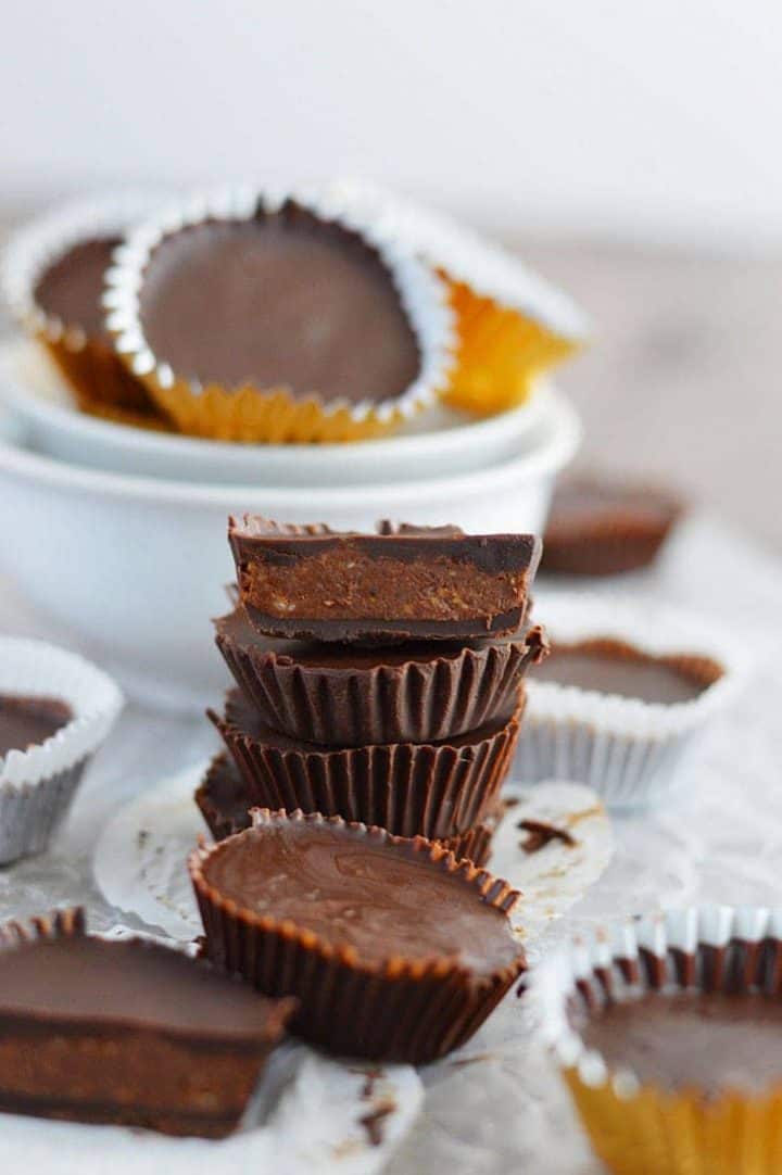 Easy Chocolate Hazelnut PaleoNutbutter Cups - What the Fork