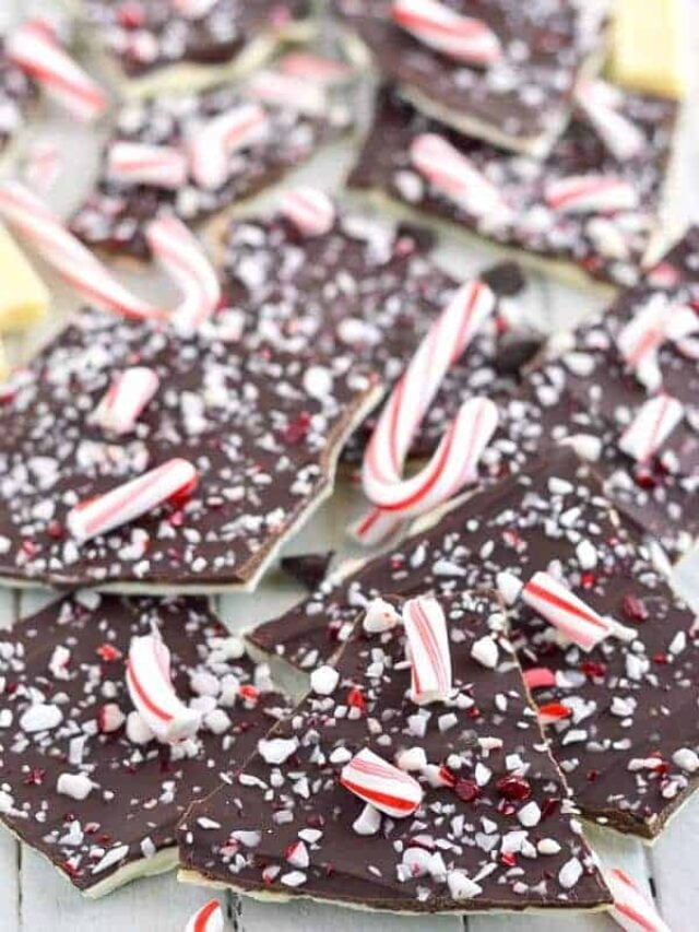 Easy Homemade Candy Cane Bark Recipe Story - What the Fork
