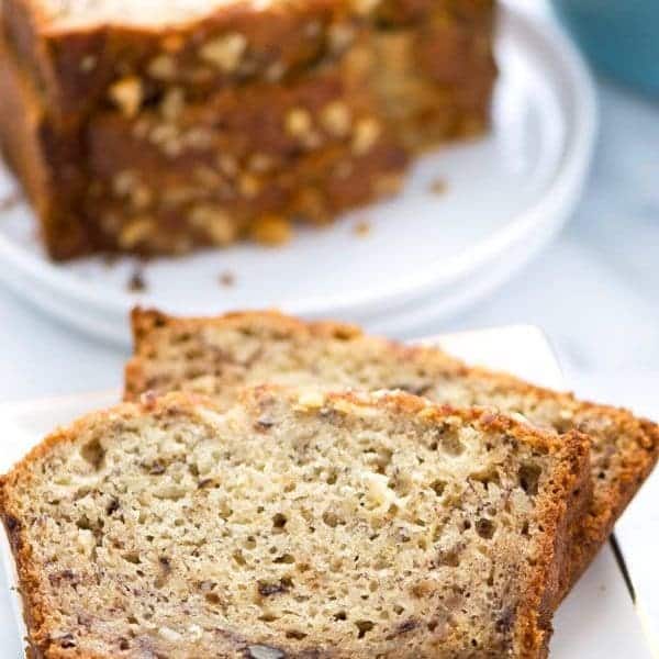 Easy Gluten Free Banana Bread Dairy Free Option What The Fork