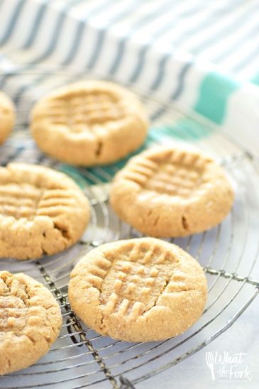 Gluten Free Peanut Butter Cookies - What the Fork