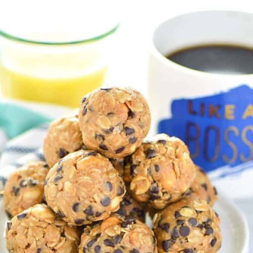 No-Bake Chocolate Chip Breakfast Balls - What the Fork