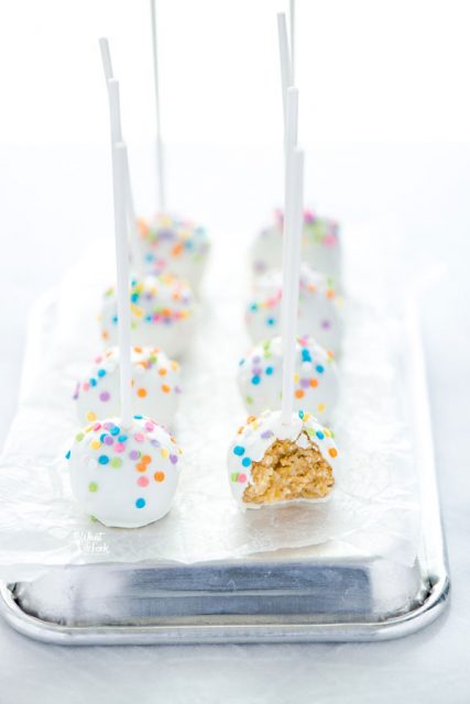Gluten Free Confetti Cake Pop Recipe - What the Fork