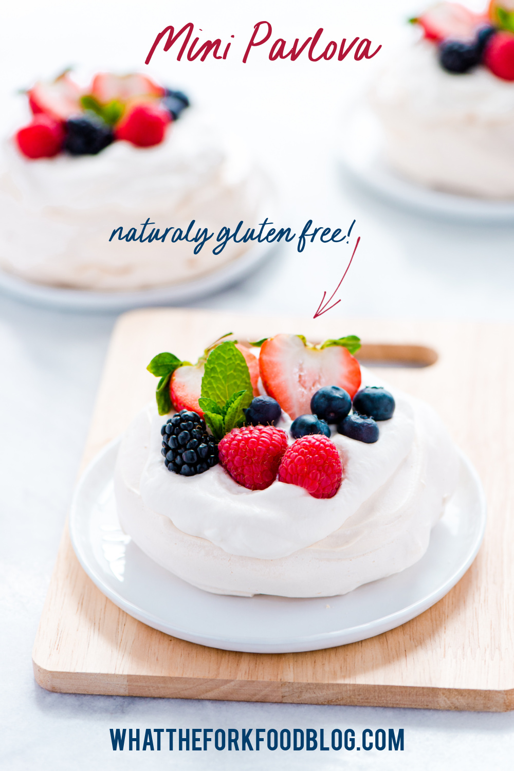 Mini Pavlova Recipe - What the Fork
