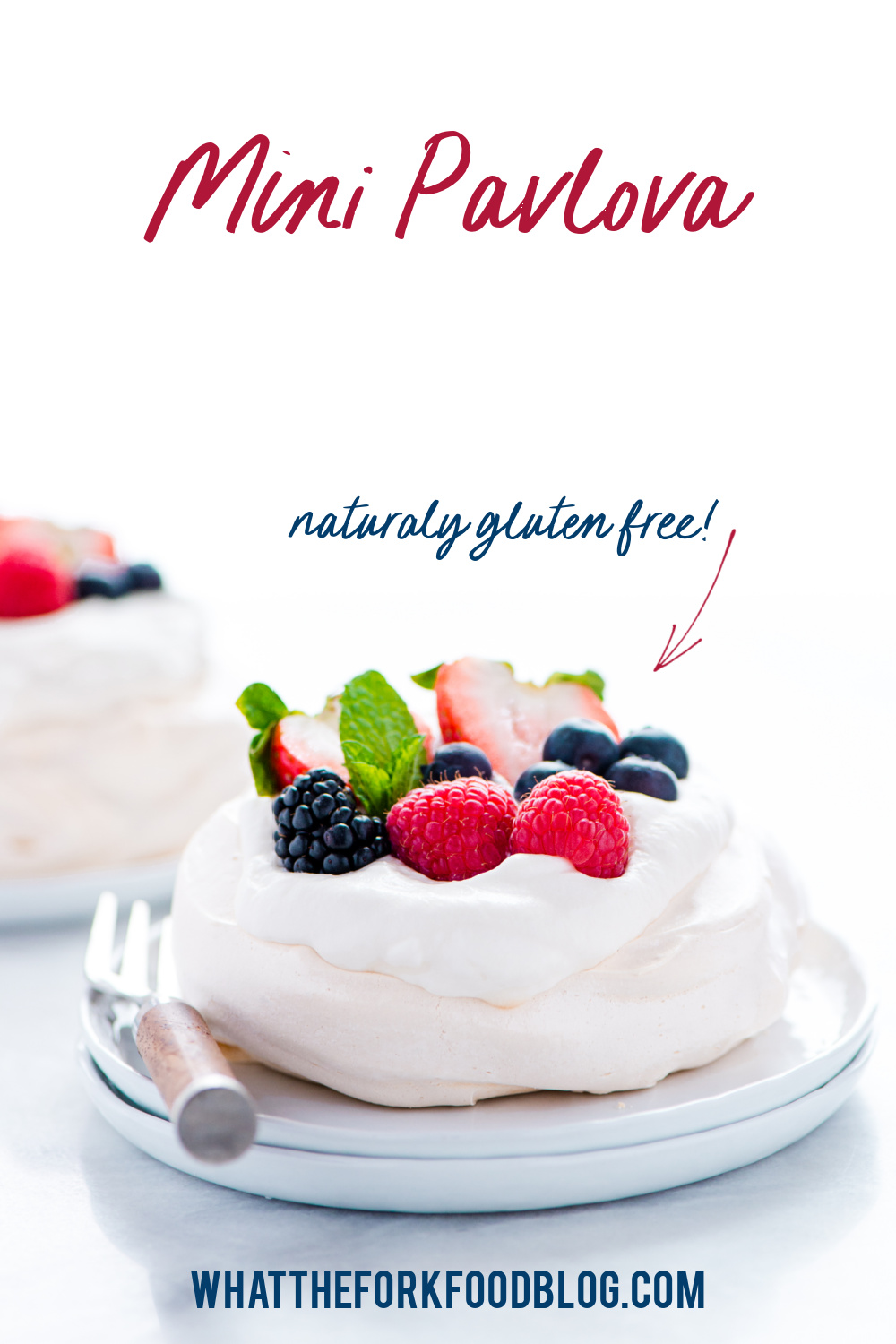 Mini Pavlova Recipe - What the Fork
