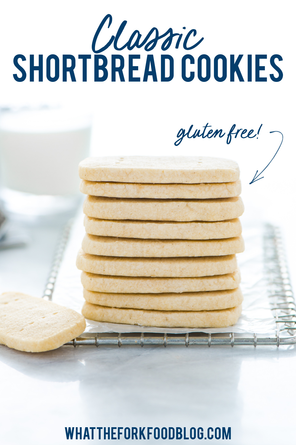 Simple Gluten Free Shortbread Cookies - What the Fork