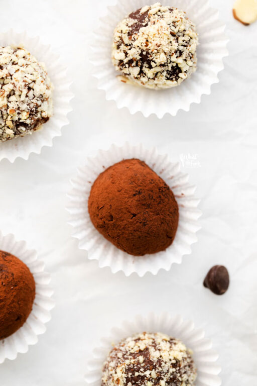 Chocolate Amaretto Truffles - What the Fork