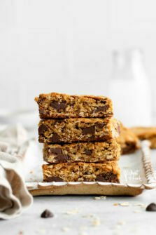 Gluten Free Oatmeal Chocolate Chip Bars - What the Fork