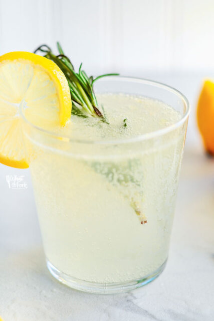 Non-Alcoholic Rosemary Citrus Spritzers - What the Fork