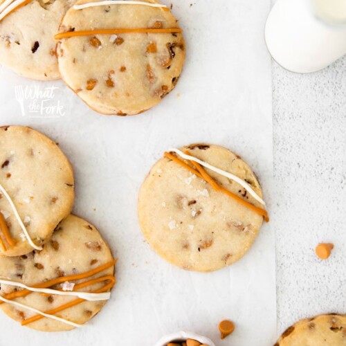Gluten Free Butterscotch Shortbread Cookies - What the Fork