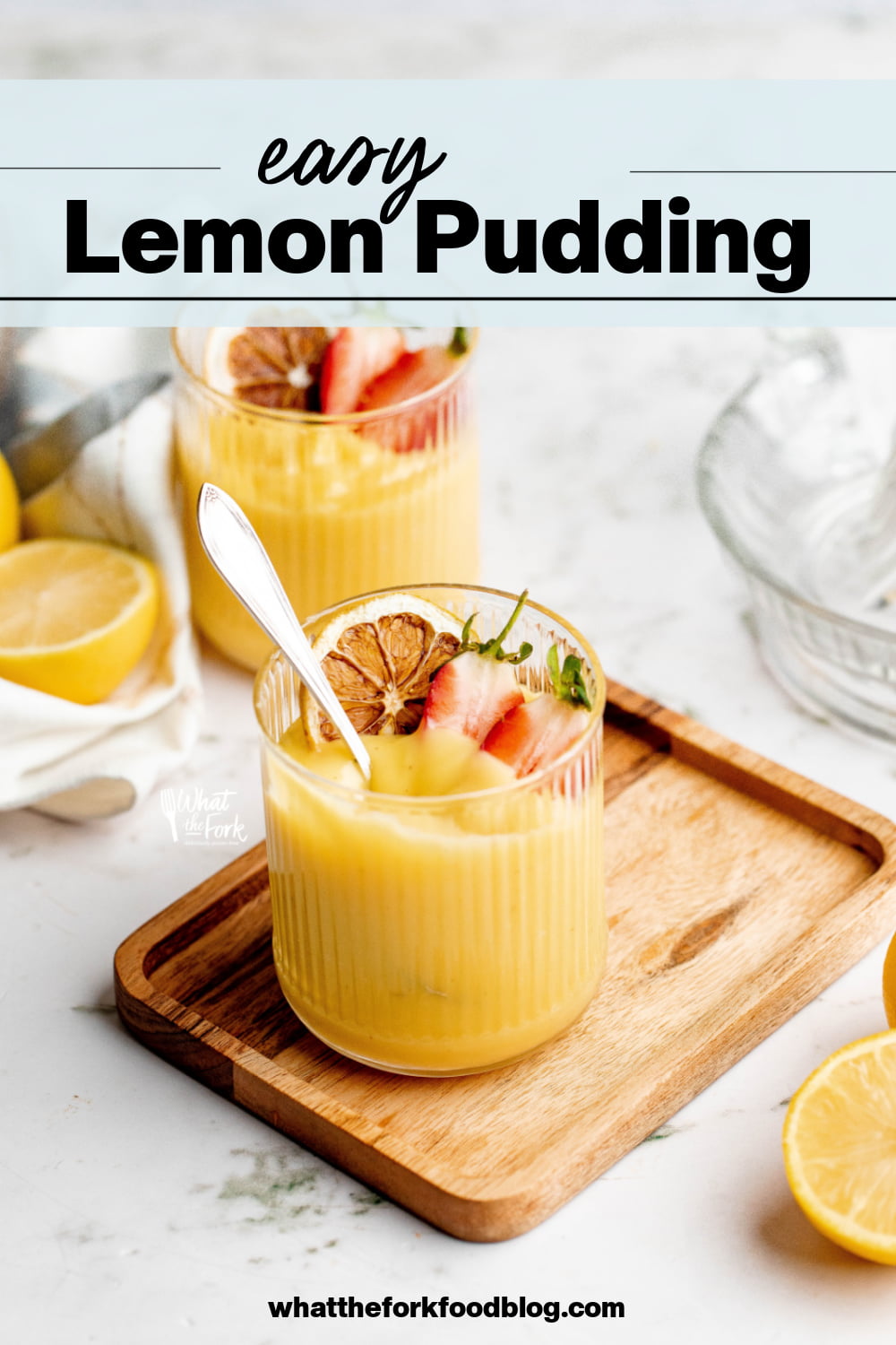The Best Easy Lemon Pudding Recipe (8 Ingredients) - What the Fork