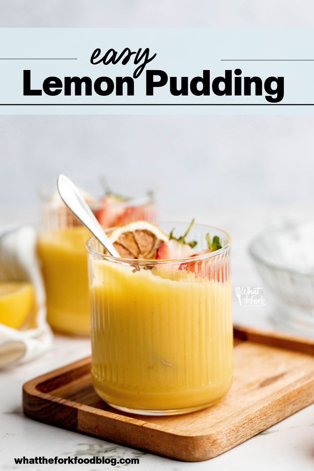 The Best Easy Lemon Pudding Recipe (8 Ingredients) - What the Fork