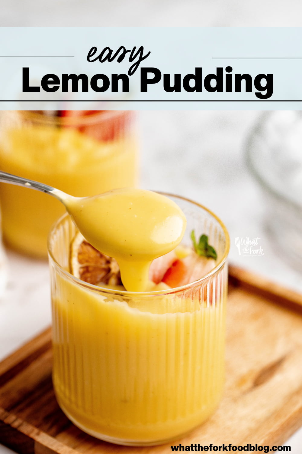 The Best Easy Lemon Pudding Recipe (8 Ingredients) - What the Fork