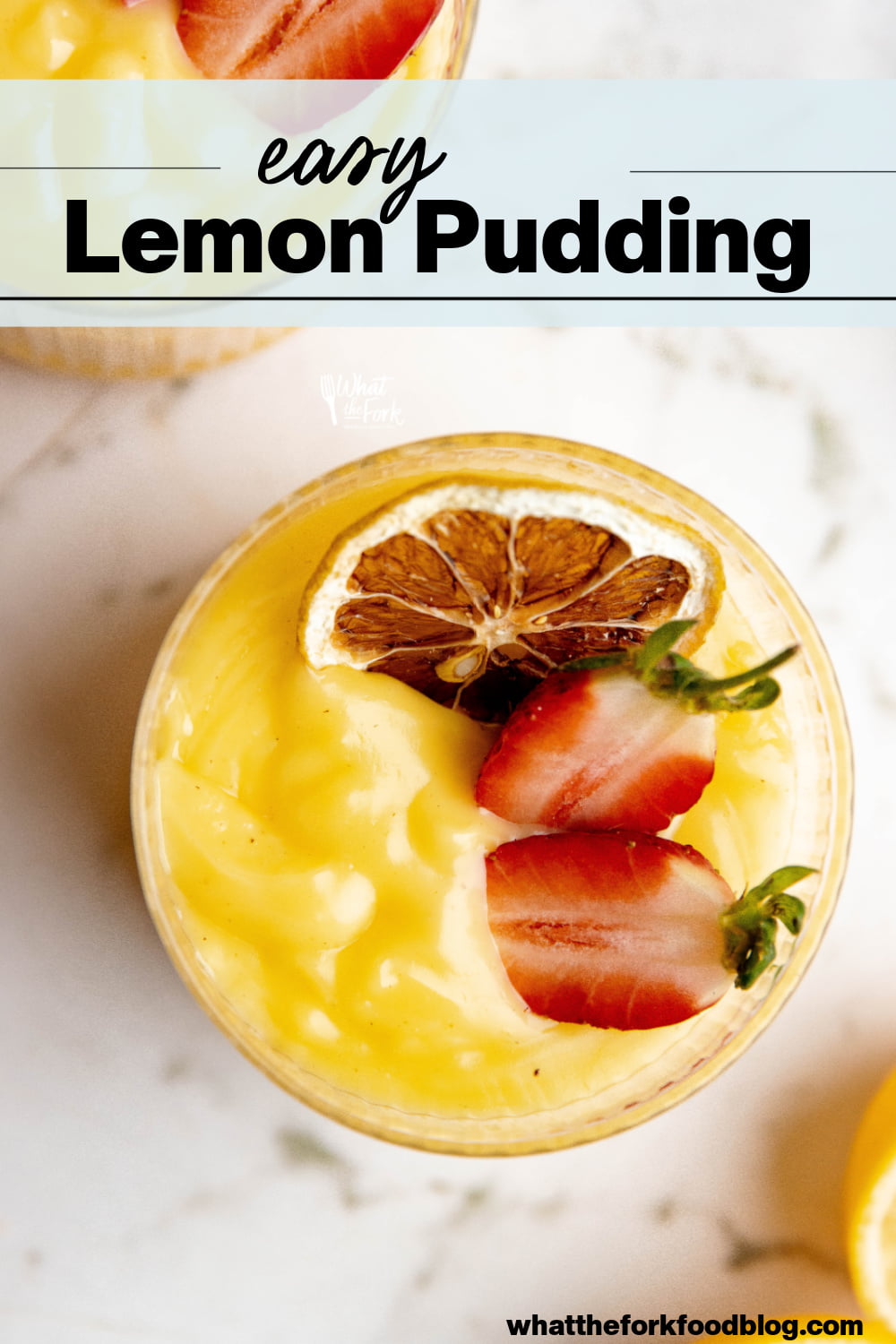 The Best Easy Lemon Pudding Recipe (8 Ingredients) - What the Fork