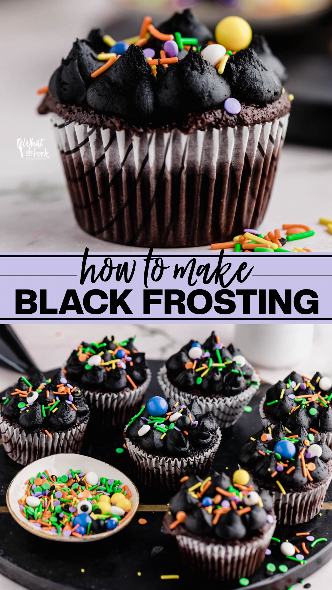 How to Make Black Frosting (American Buttercream) - What the Fork