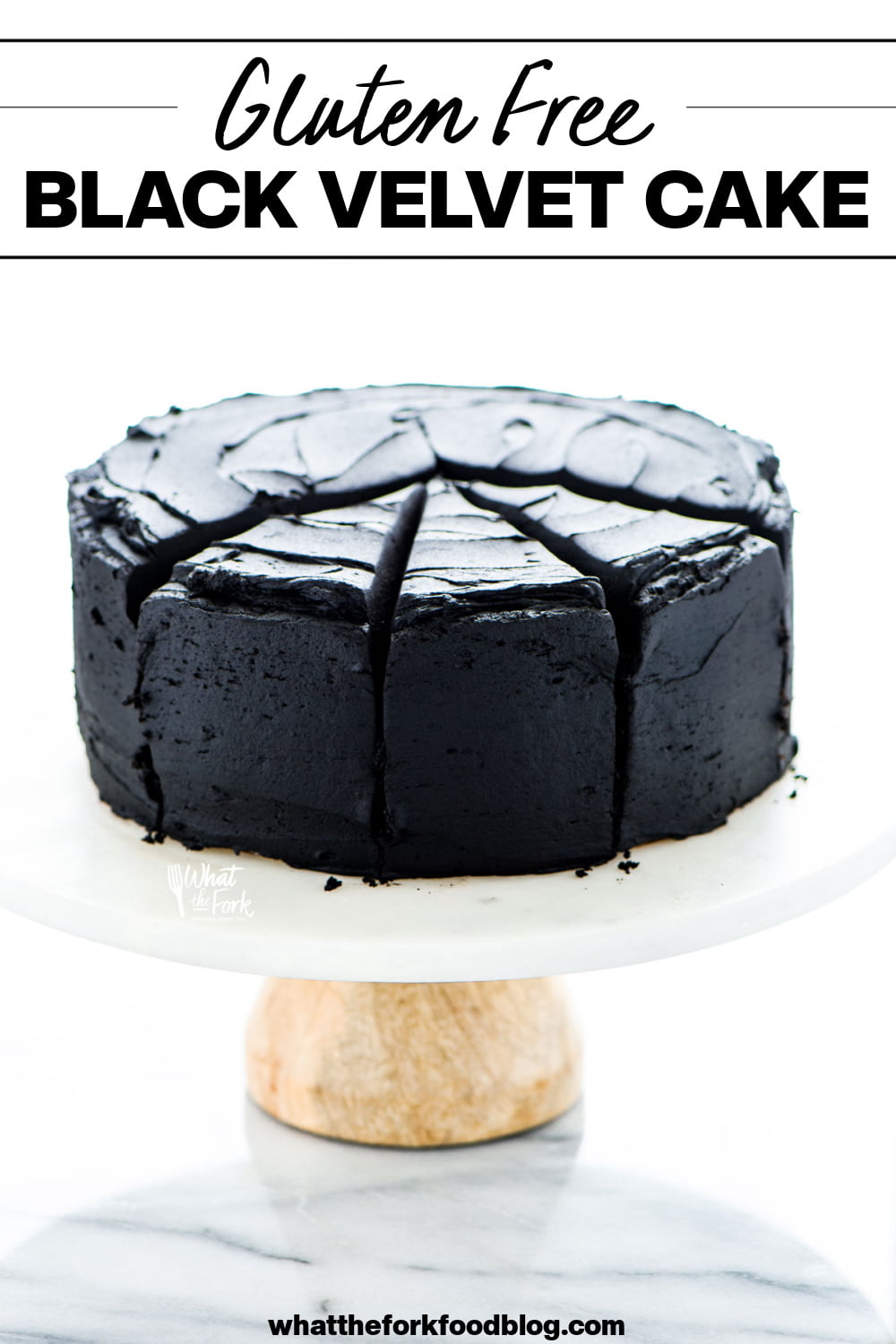 Gluten Free Black Velvet Cake Recipe (No Food Coloring) - What the Fork