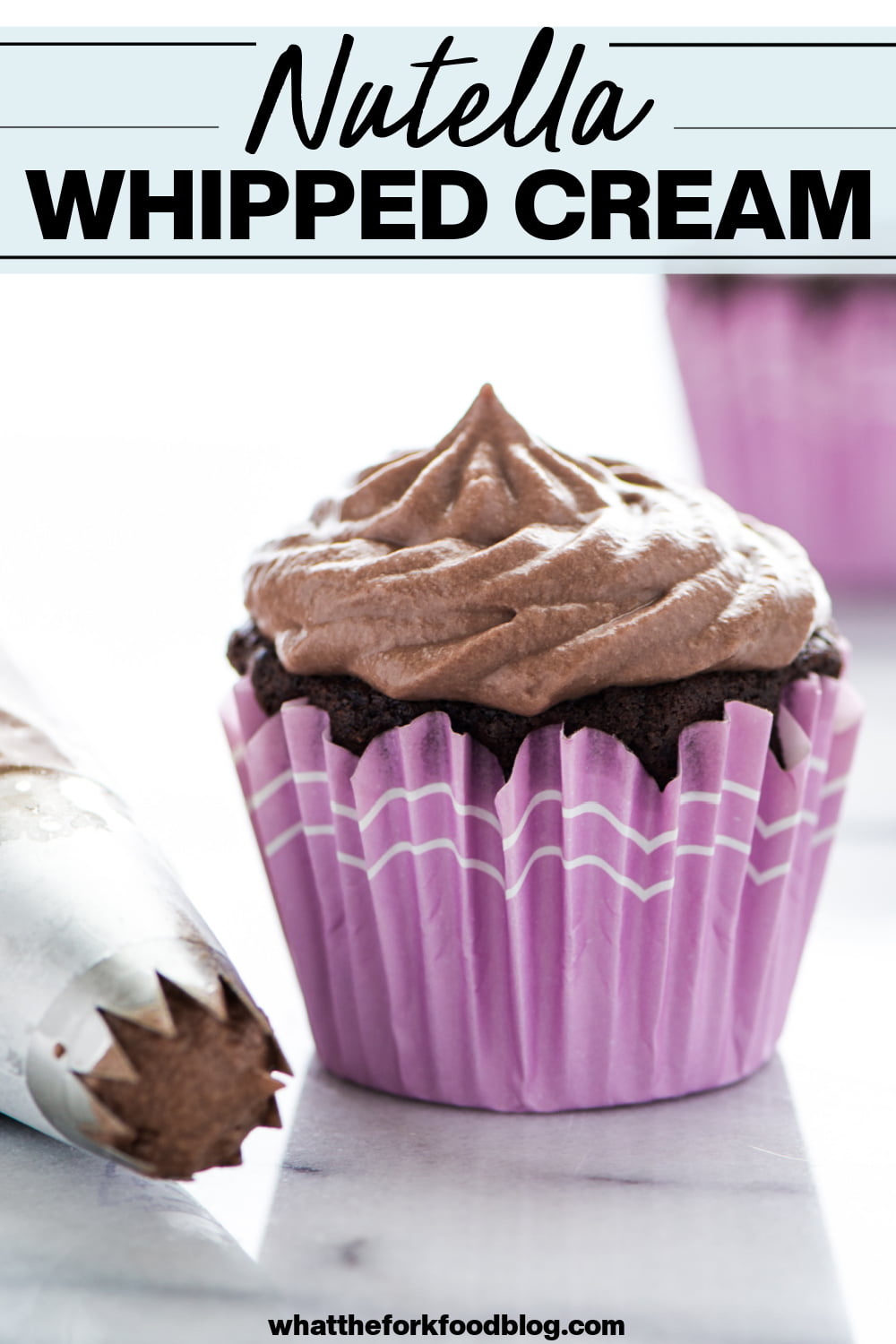 Simple 2-Ingredient Nutella Whipped Cream Recipe - What the Fork
