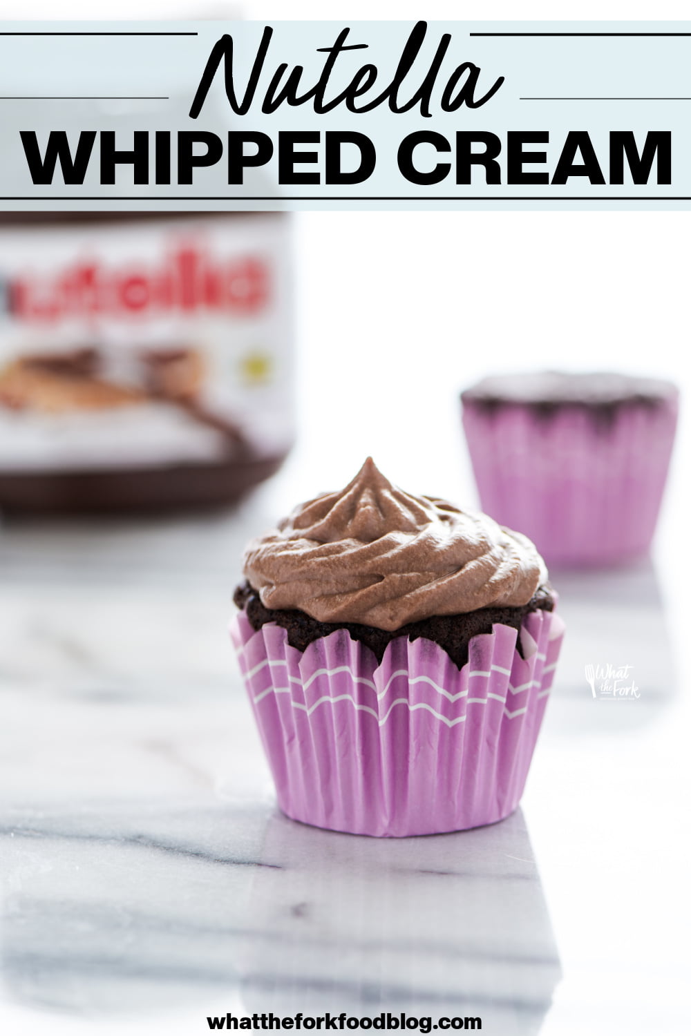 Simple 2-Ingredient Nutella Whipped Cream Recipe - What the Fork