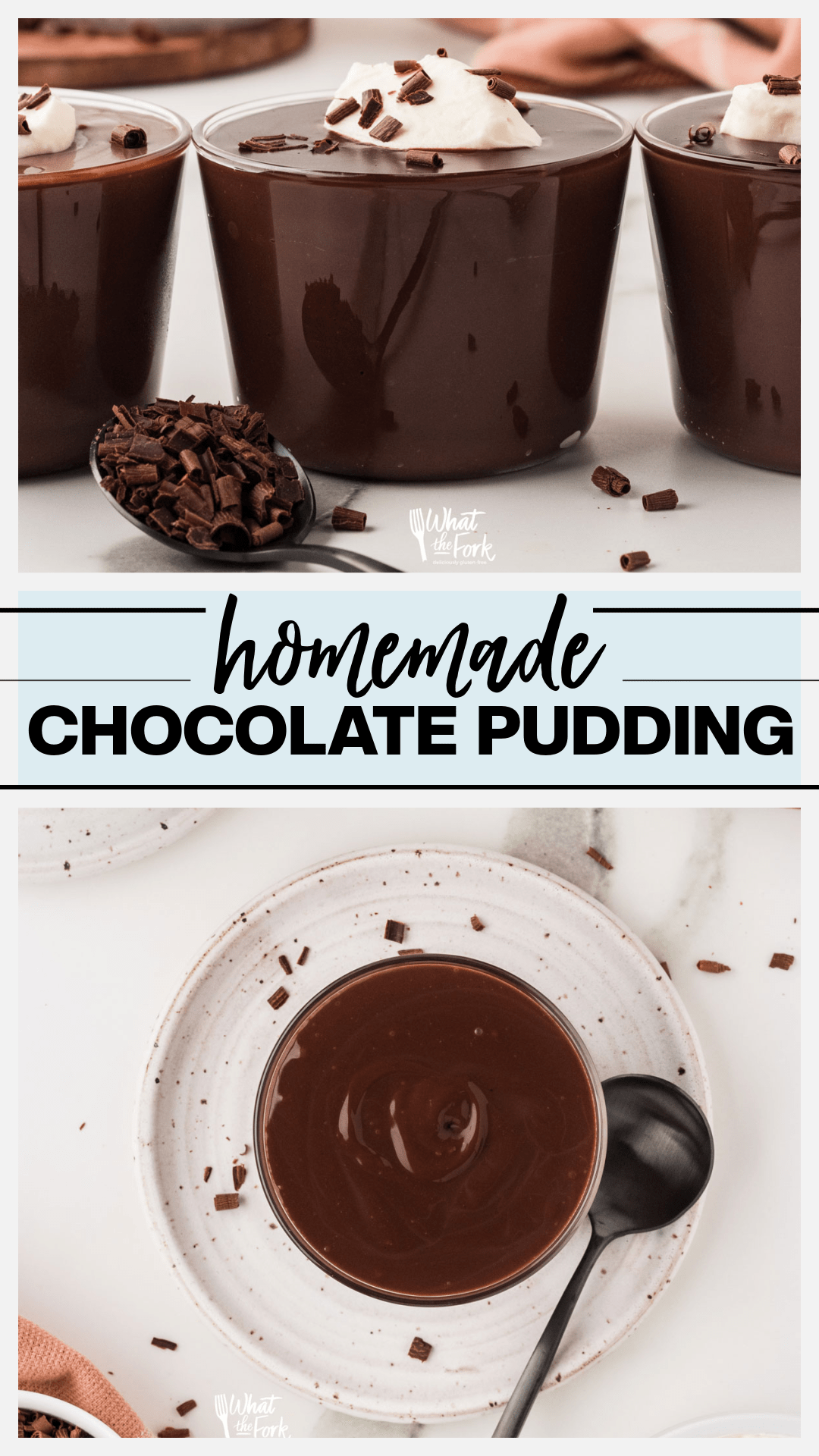 Easy Gluten Free Chocolate Pudding Recipe with Cocoa Powder - What the Fork