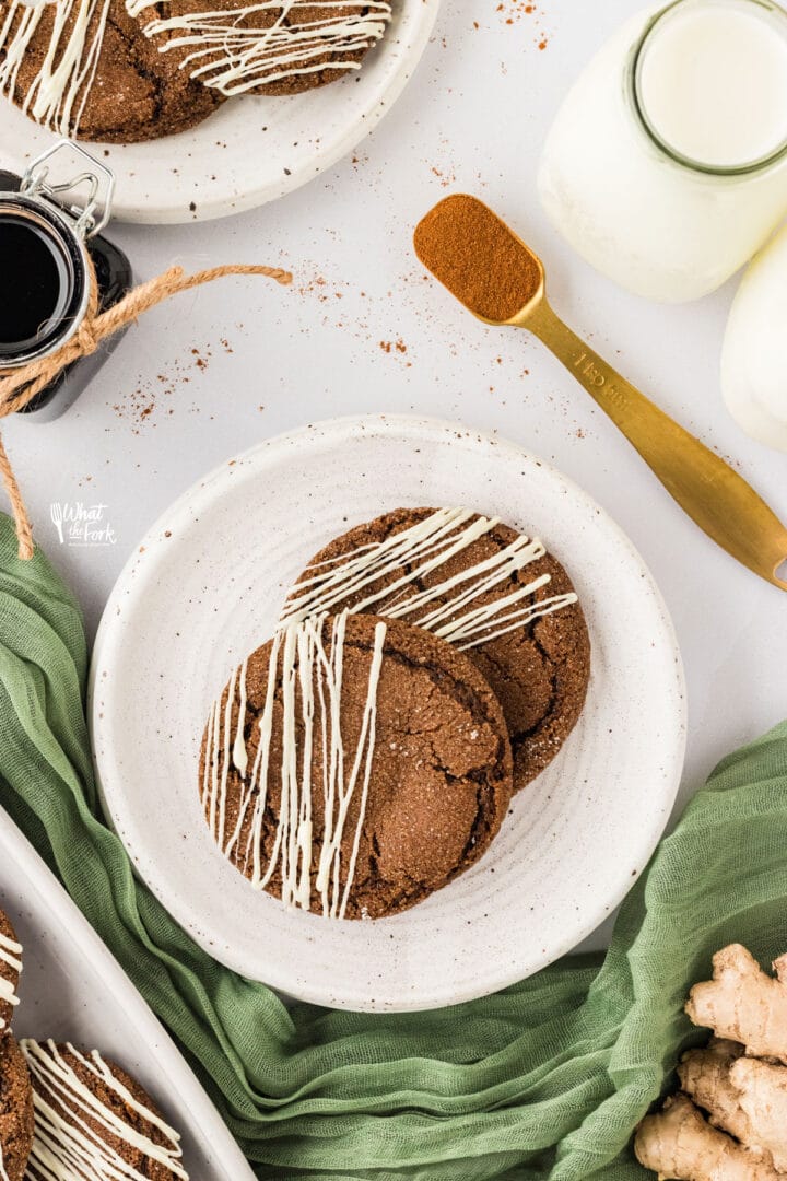 Double Molasses Gluten Free Ginger Cookies (Soft & Chewy) - What the Fork