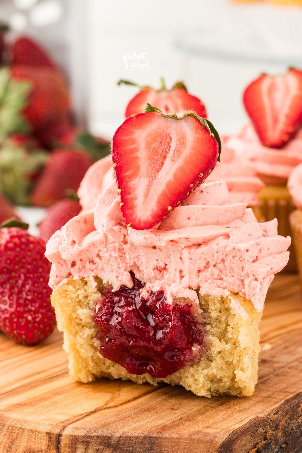 3-Ingredient Strawberry Cake Filling - What the Fork