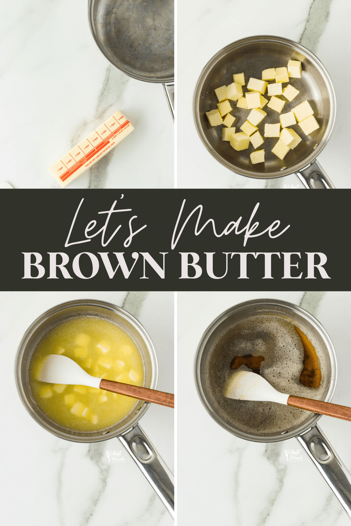 1-Ingredient Brown Butter for Baking Recipes and Desserts - What the Fork