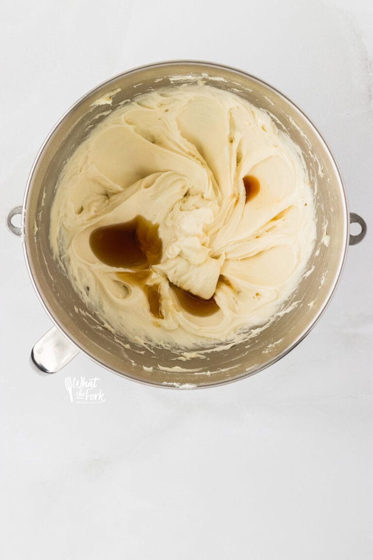 Maple Cream Cheese Frosting with Real Maple Syrup - What the Fork