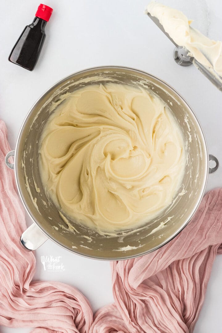 Maple Cream Cheese Frosting with Real Maple Syrup - What the Fork